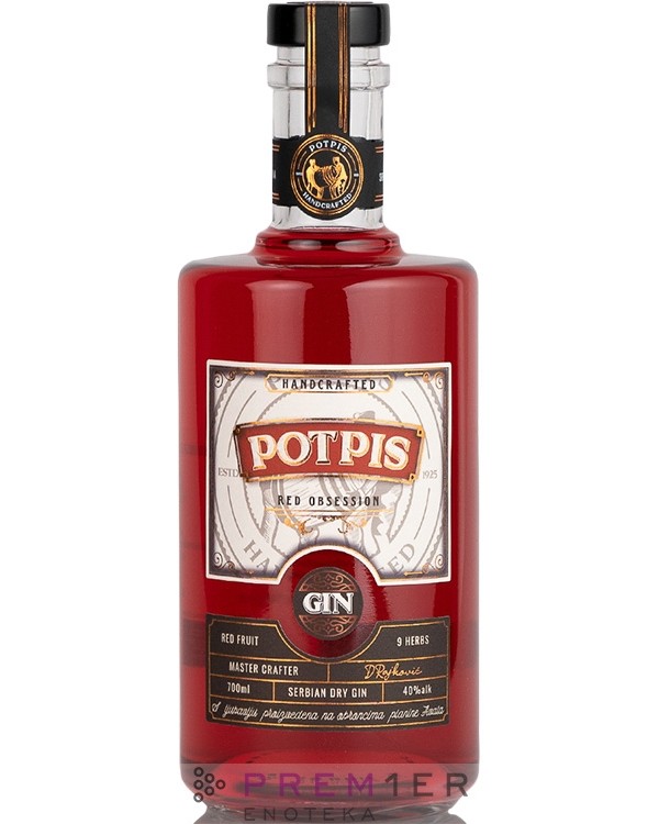 Potpis Gin Red Obsession 0.70l