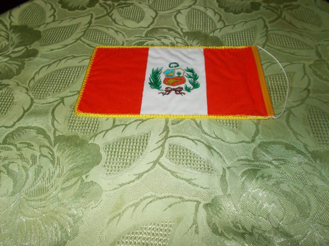 Peru - zastavica dimenzija 21x11 cm