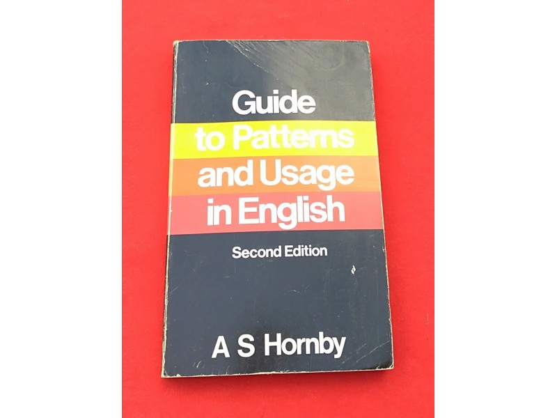 Guide to Patterns and Usage in English