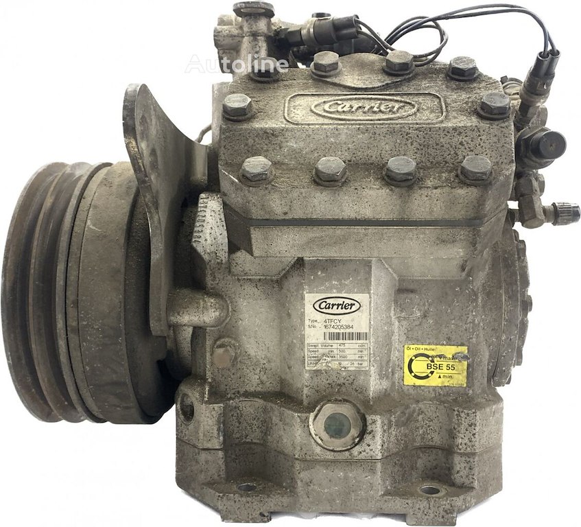 VOLVO, CARRIER B12B (01.97-12.11) radijator klima uređaja za Volvo B6, B7, B9, B10, B12 bus (1978-2011) autobusa