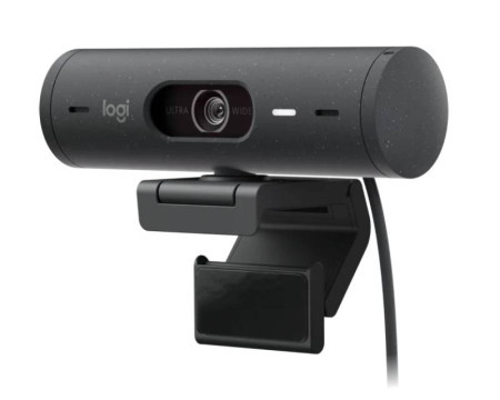 Logitech brio 500 full HD webcam graphite