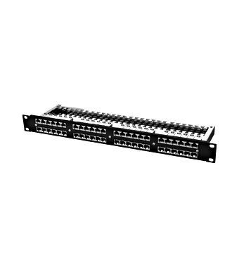 preLink DC-Panel 19" 1U 48x RJ45 Cat.6a, AWG 24-22
RAL9005 crni, CKRASP612E