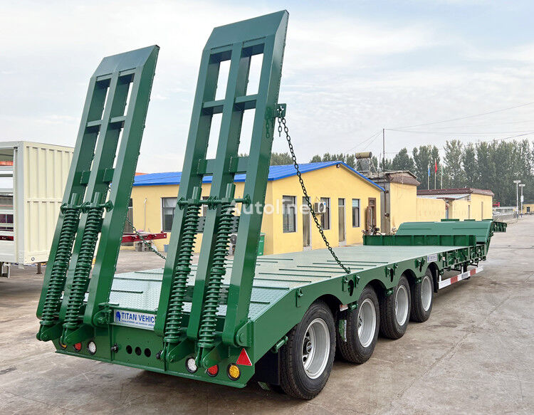 Nova Titan 100 Ton 4 Axle Lowbed for Sale - Z poluprikolica sa niskom platformom