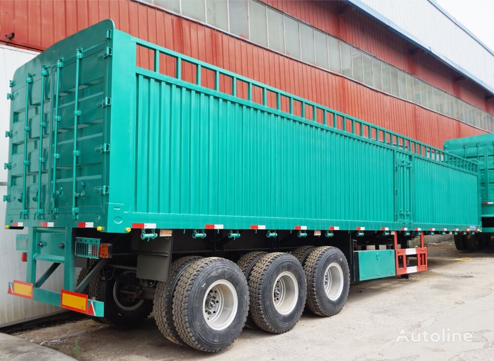 Nova TITAN Tri Axle Sidewall Bulk Cargo Semi Trailer with Board - S poluprikolica za prevoz zrna