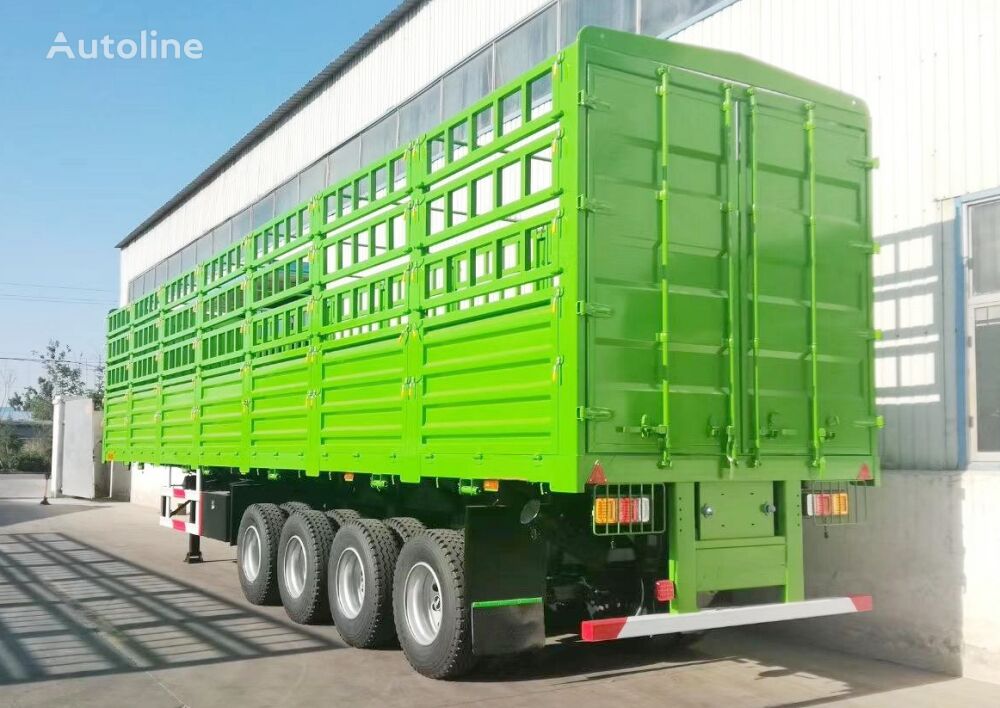 Nova TITAN 4 Axle China Stake Semi Trailer with Fence for Sale - S poluprikolica za prevoz stoke