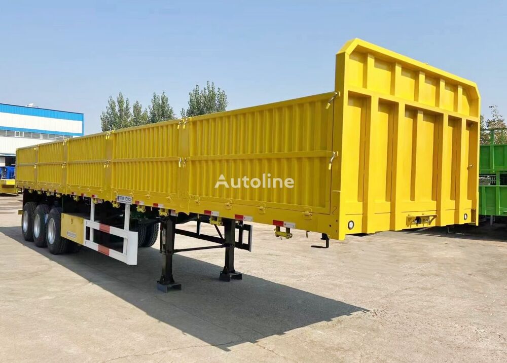 Nova TITAN Triaxle with Board Drop Side Trailer 50 Ton for Sale - S poluprikolica za prevoz zrna