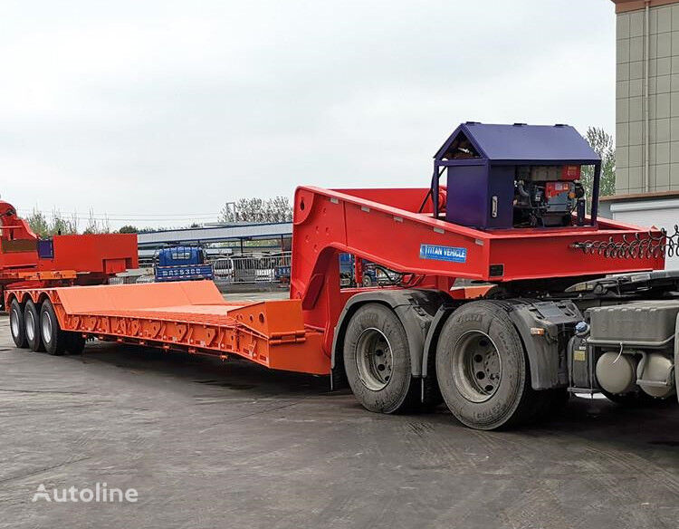 Nova Titan 3 Axle Hydraulic Detachable Gooseneck Lowboy Trailer for Sale -Z poluprikolica sa niskom platformom