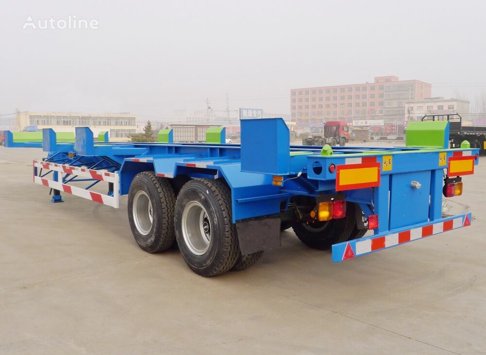 Nova Titan 45ft 2 Axles 50 Tons Port Yard Terminal Trailer Price - S poluprikolica za prevoz kontejnera