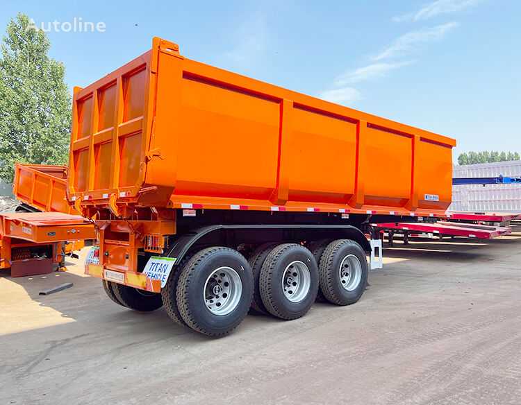 Nova Titan 3 Axle 60ton Semi Dump Trailer for Sale - W poluprikolica kipera