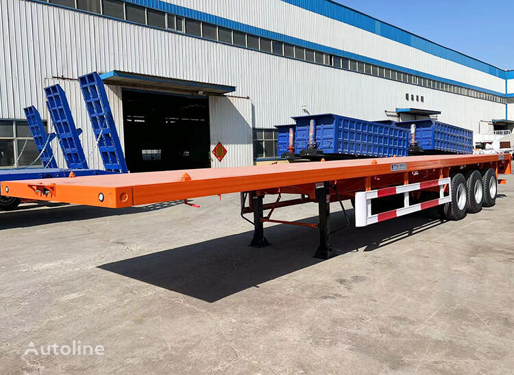 Nova TITAN 3 Axle Trailer Flatbed 40Ft for Sale in Zimbabwe -F poluprikolica sa ravnom platformom