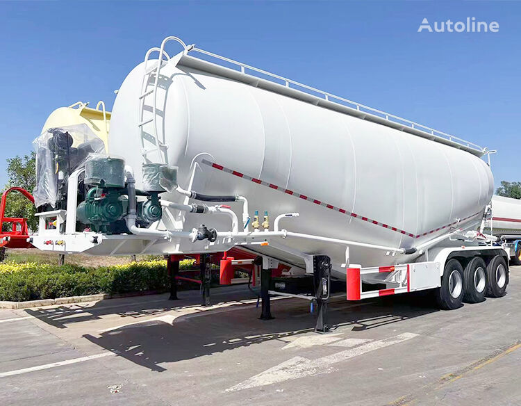 Nova TITAN 3 Axle 50ton Bulk Cement Tank Trailer for Sale Price - W cisterna za prevoz cementa