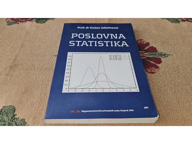 Prof. dr Dušan Joksimović - Poslovna statistika