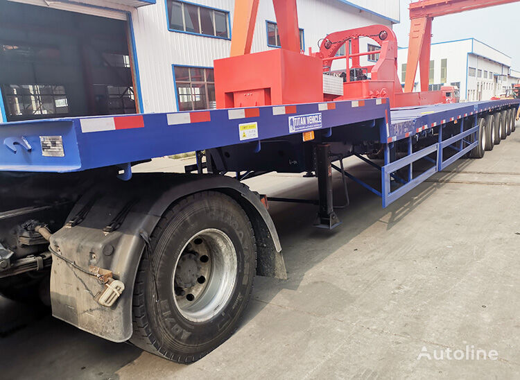 Nova Titan 6 Axle Wind Turbine Blade Transport Trailer for Sale Price -F prikolica za građevinske strojeve