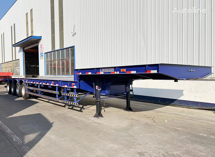 Nova Titan 56M 4 Axle Extendable Semi Trailer for Sale Price Manufacturers- prikolica za građevinske strojeve