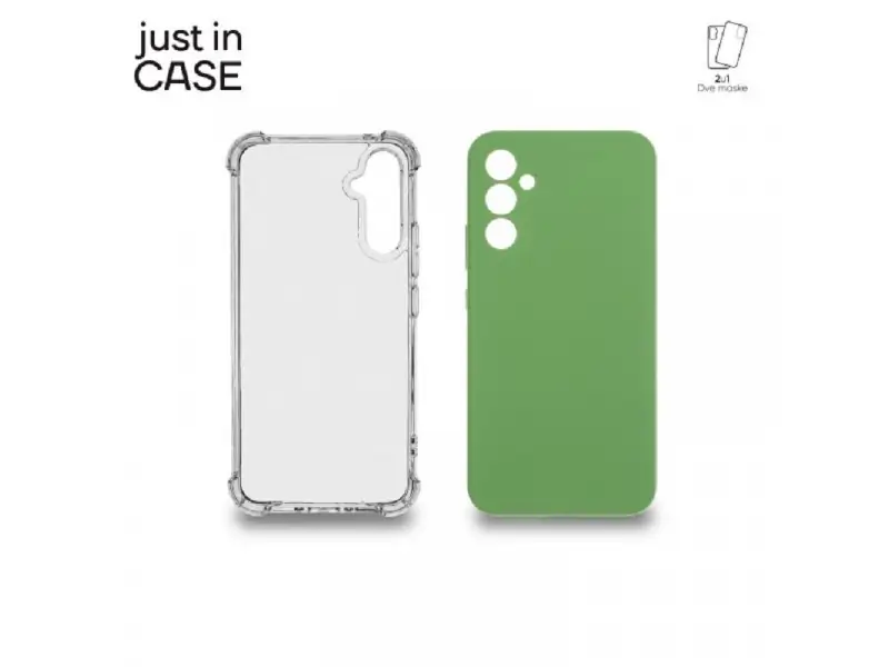 JUST IN CASE 2U1 EXTRA CASE MIX PAKET MASKI ZA TELEFON SVETLO ZELENI ZA A34 5G