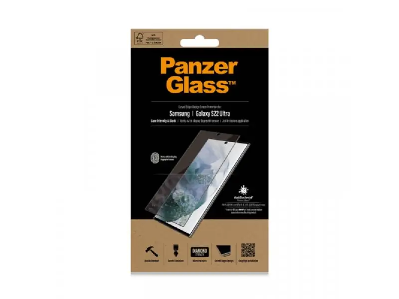 PANZER GLASS ZAŠTITNO STAKLO CASE FRIENDLY AB ZA SAMSUNG GALAXY S22 ULTRA 5G