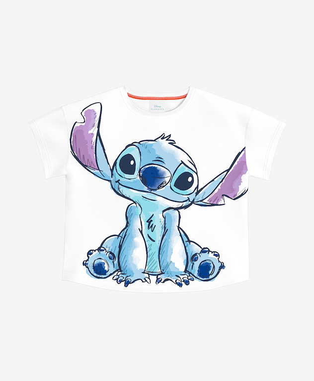 100% pamučna majica za devojčice sa licenciranim printom Lilo & Stitch