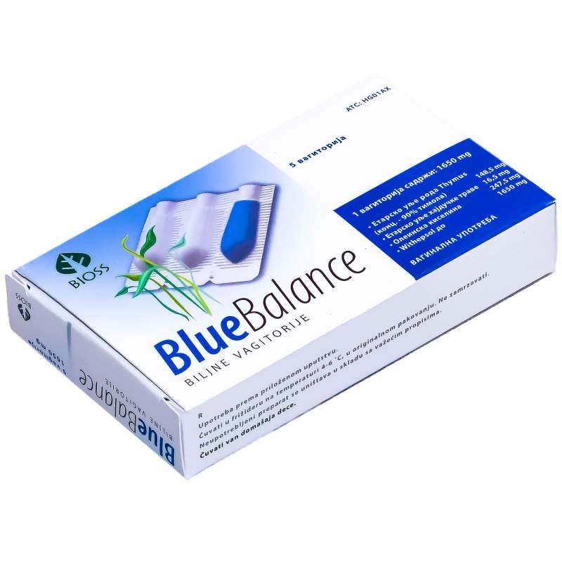 BLUE BALANCE BILJNE VAGITORIJE 5KOM BIOSS