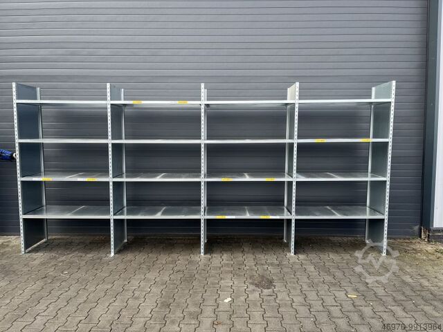 Stalak za skladištenje polica
Stow Stowshelf / Ständer: 2250x600mm / Regallänge: 4,82 lfm. / 4 Ebenen + Boden