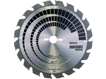 Bosch List kružne testere Construct Wood 2608640690 300 x 30 x 3,2 mm 20z