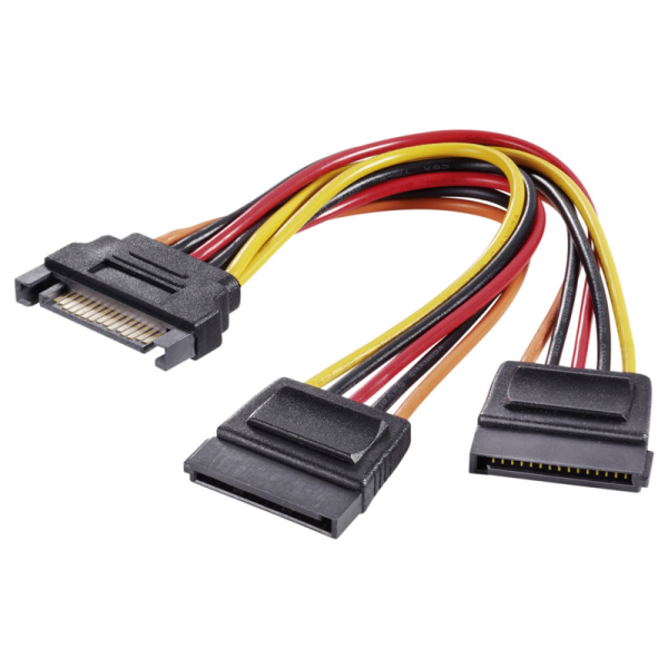 Adapter power SATA na 2x power SATA