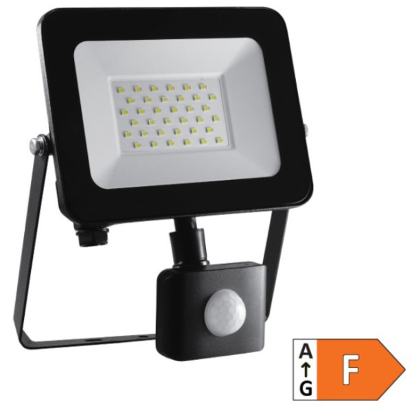 LED reflektor sa PIR senzorom 30W LRF024SW-30W/BK