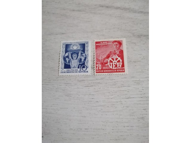 Poštanske marke - DDR - 2 kom