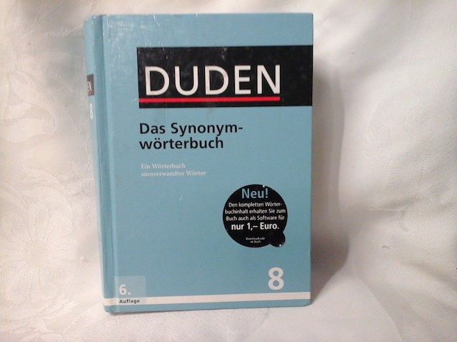 Das synonym worterbuch DUDEN relnik sinonima nemačkog