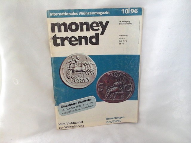 Money trend 10 1996 antički srednjovekovni novac