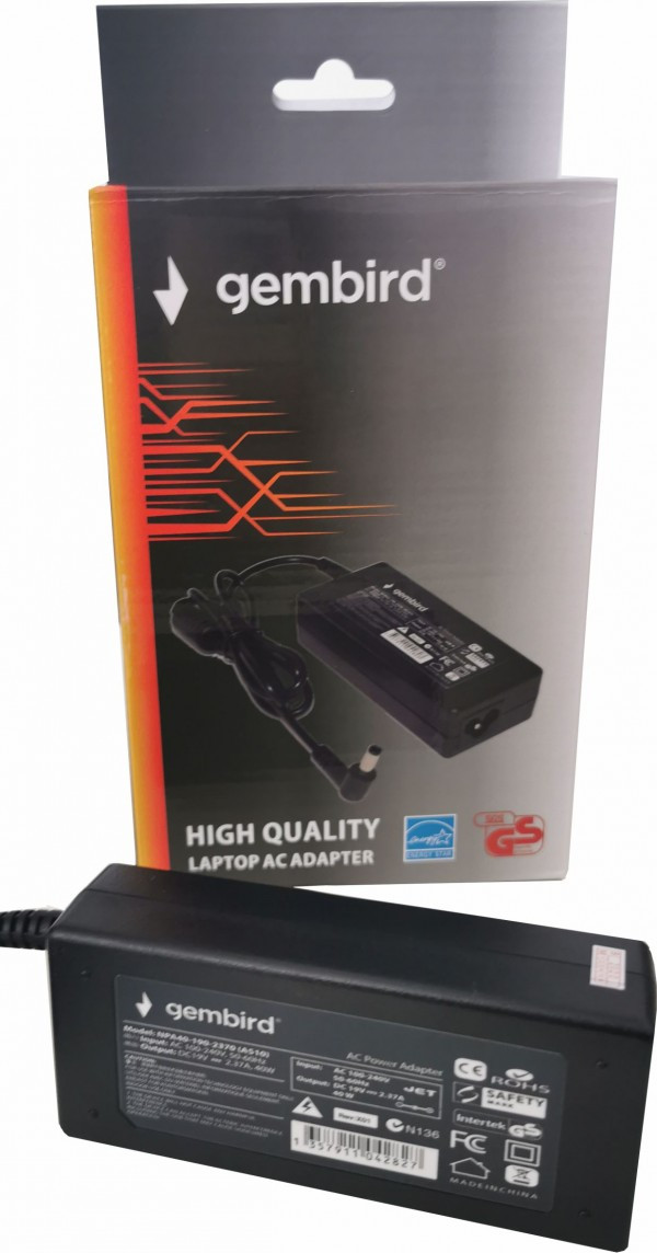Gembird punjac za Acer 65W-19V-3.42A, 3.0x1.1mm NPA65-190-3420 (AC08) (661)