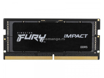 KINGSTON SODIMM DDR5 32GB 4800MTs KF548S38IB-32 Fury Impact black