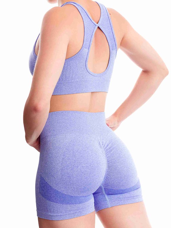 Sportski push-up komplet (šorts i top) – Blue