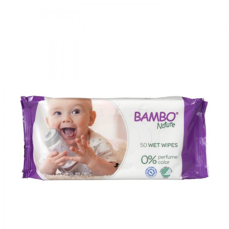 Bambo Nature Eco Frendly vlažne maramice a50