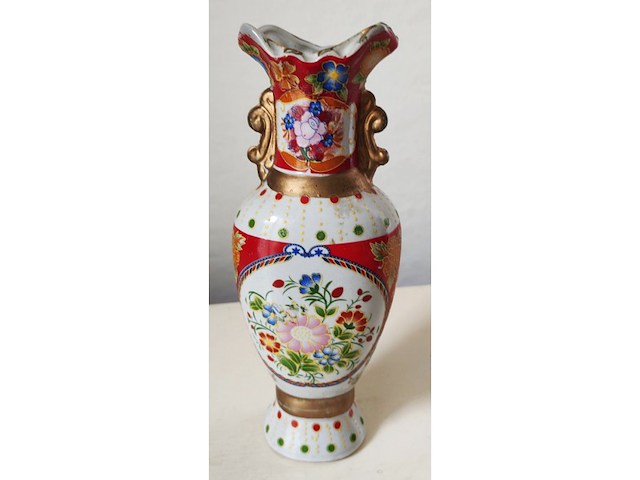 Vintage rucno oslikana porcelanska vaza