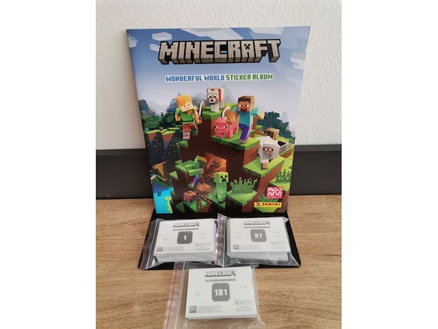 MINECRAFT WONDERFUL WORLD set + album