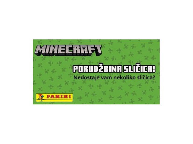 MINECRAFT WONDERFUL WORLD sličice na biranje