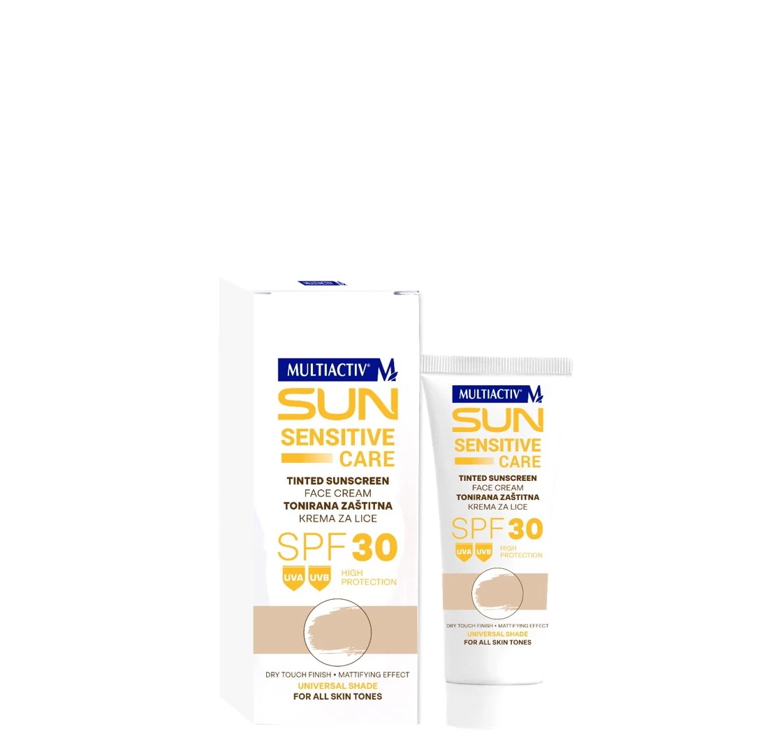 MULTIACTIV SUN CARE&PROTECT KREMA TONIRANA ZA LICE SPF30 50ML