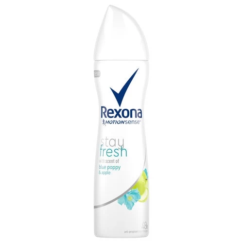 REXONA DEO 150ML W.STAY FRESH BLUE POPPY&APPLE