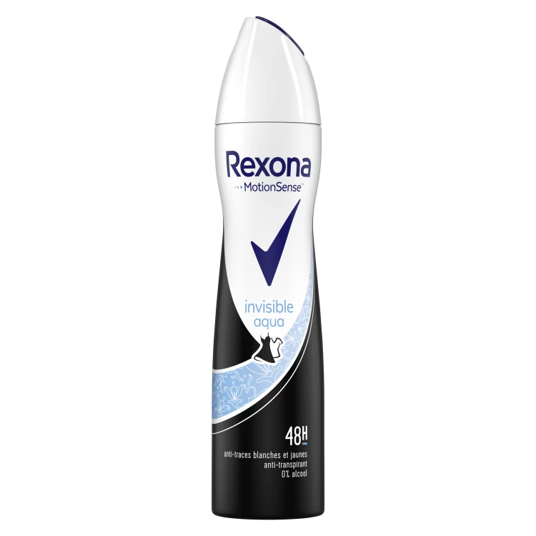 REXONA DEO 200ML W.INVISIBLE AQUA