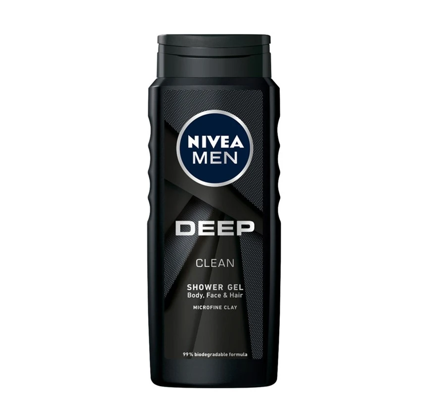 NIVEA GEL ZA TUŠIRANJE 500ML MEN DEEP CLEAN 84092