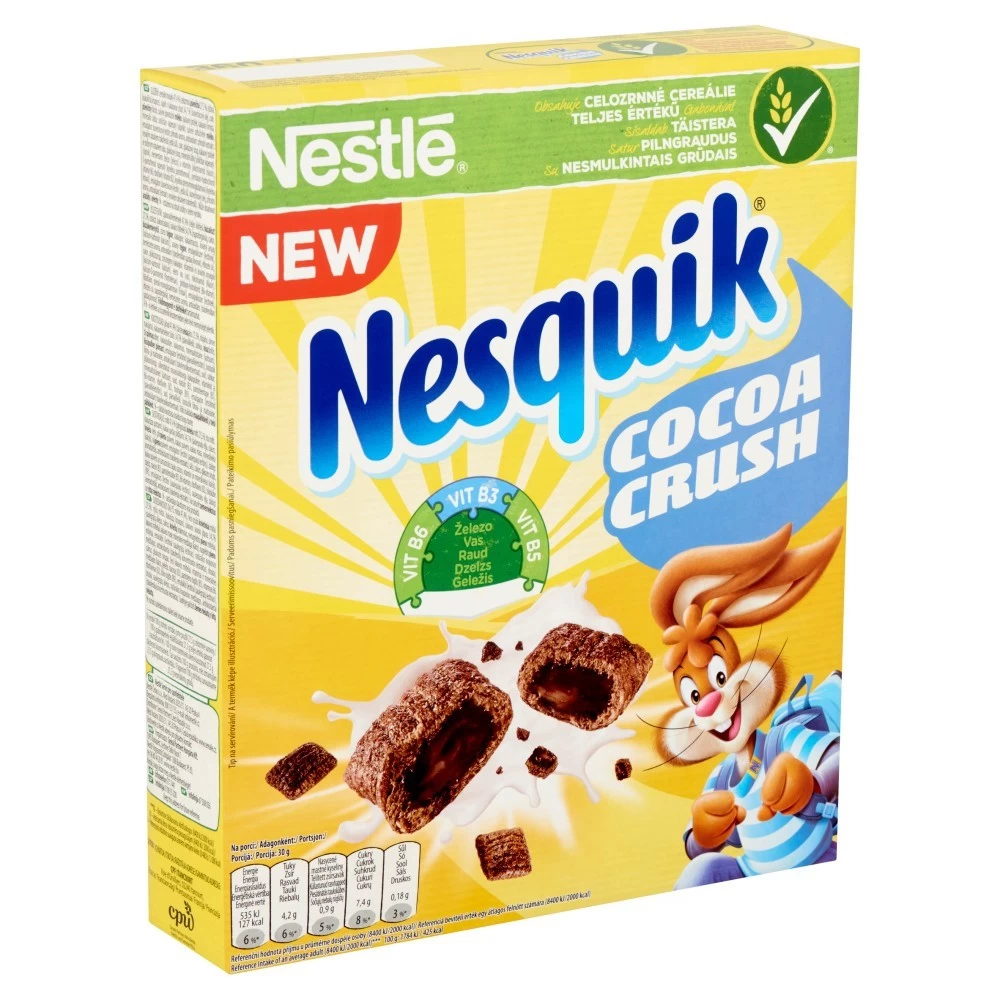 NESTLE PAHULJICE NESQUIK ŽITARICE ČOKOLADNE SA KAKAO 360G