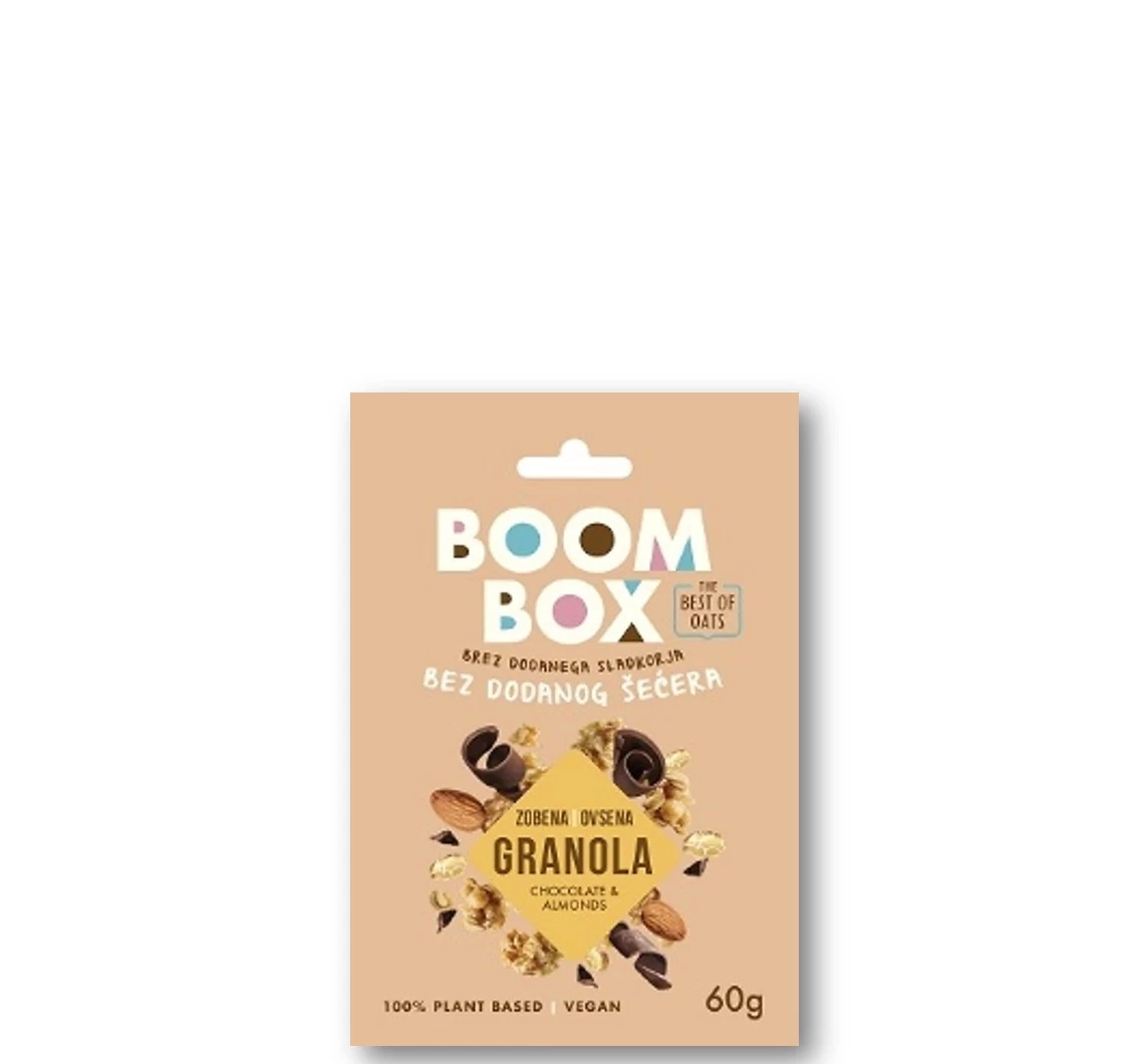 BOOM BOX OVSENA GRANOLA 60G ČOKOLADA