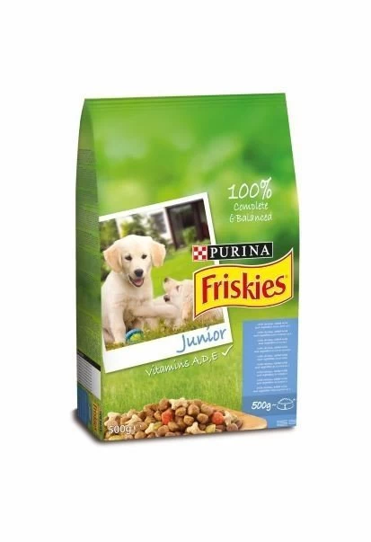 FRISKIES GRANULE ZA PSE 500G JUNIOR PILETINA I POVRĆE