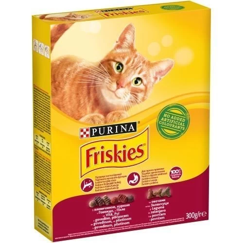 FRISKIES GRANULE ZA MAČKE 300G GOVEDINA