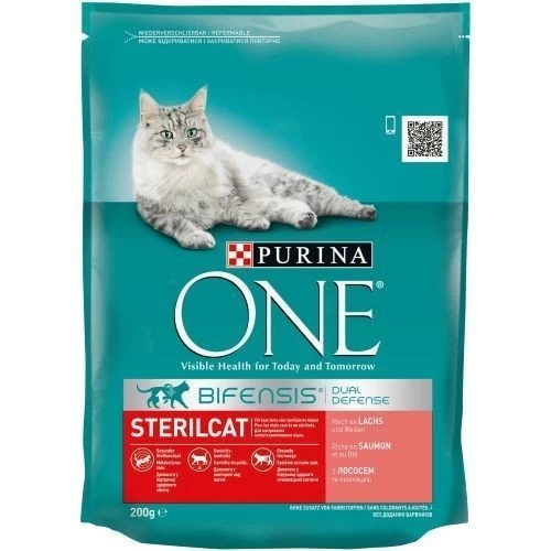 PURINA GRANULE ZA MAČKE ONE STERIL 200G LOSOS