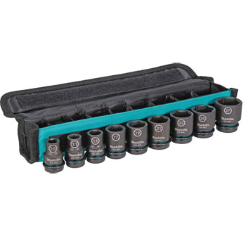 Makita set nasadnih ključeva 8 komada Impact Black 1/2" E-16601