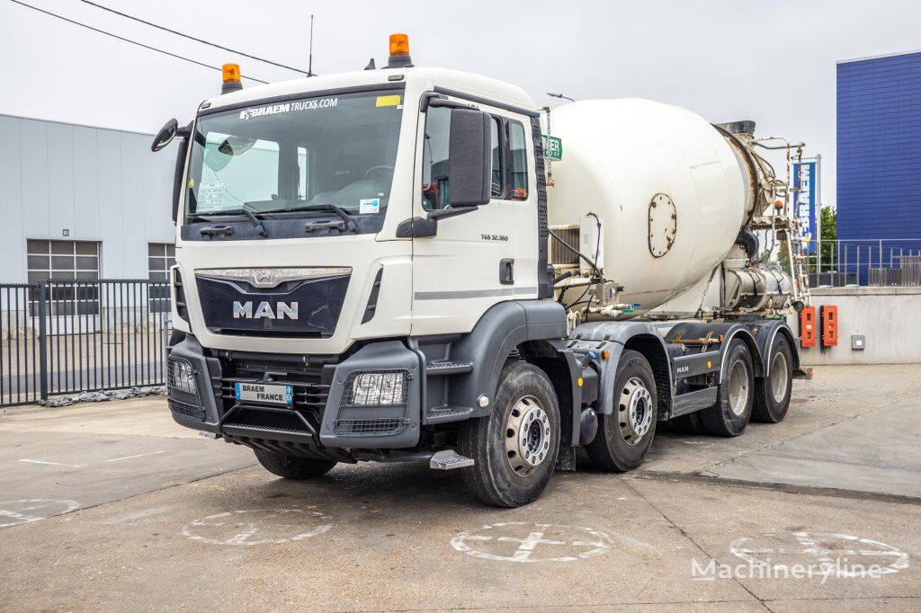 MAN TGS 32.360 BB+E6+MIXER 9M³ kamion s mešalicom za beton