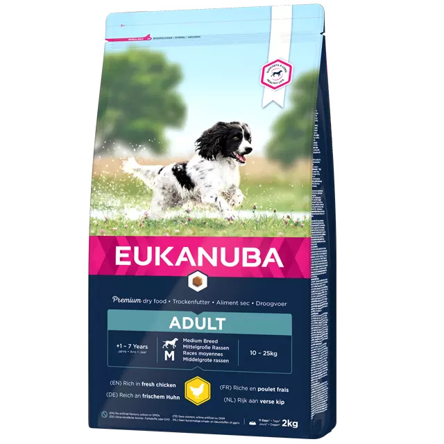 Eukanuba Dog Adult Medium Chicken 2KG