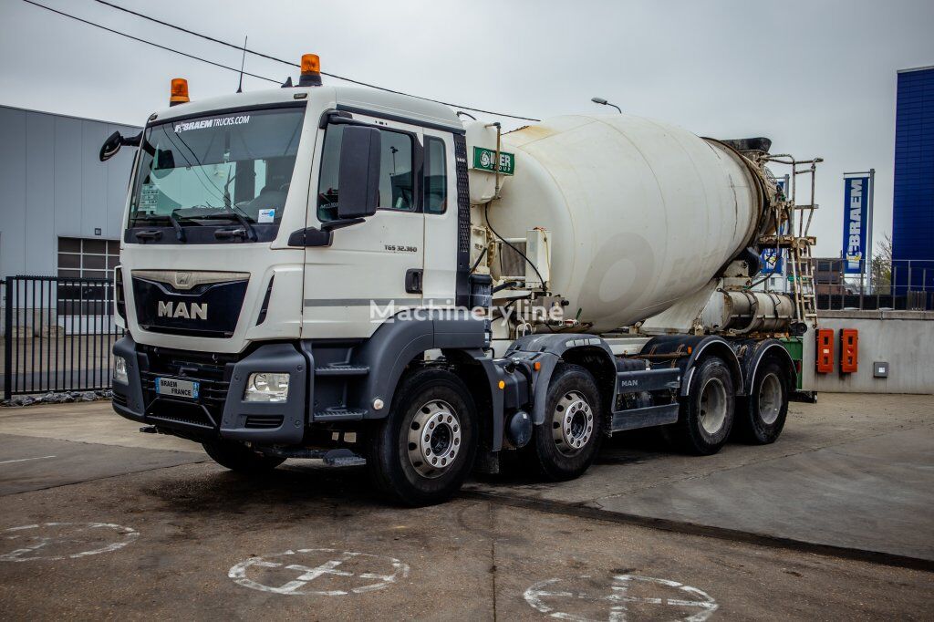 MAN TGS 32.360 BB+E6+MIXER 9M³ kamion s mešalicom za beton