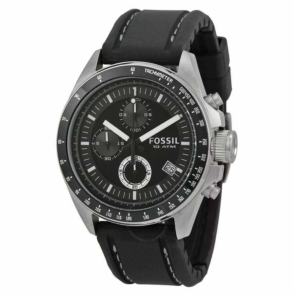 Fossil CH2573 Decker Silicone Black